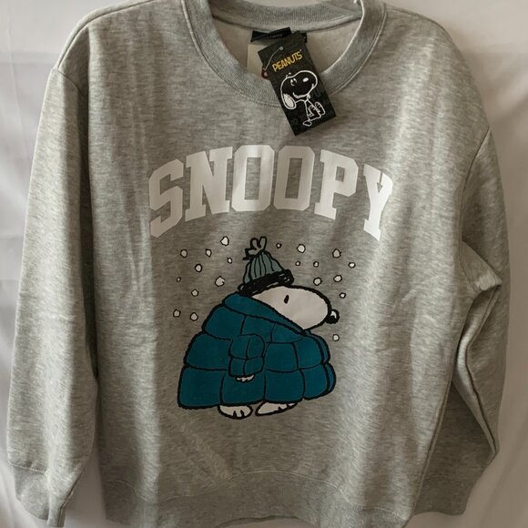 Peanuts | Sweaters | Peanuts X Snoopy Puffer Jacket Pullover Sweater In ...